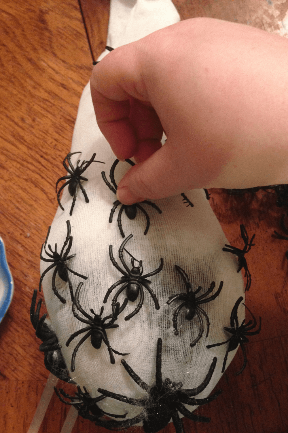 How to Make a Creepy Spider Egg Sac | The TipToe Fairy