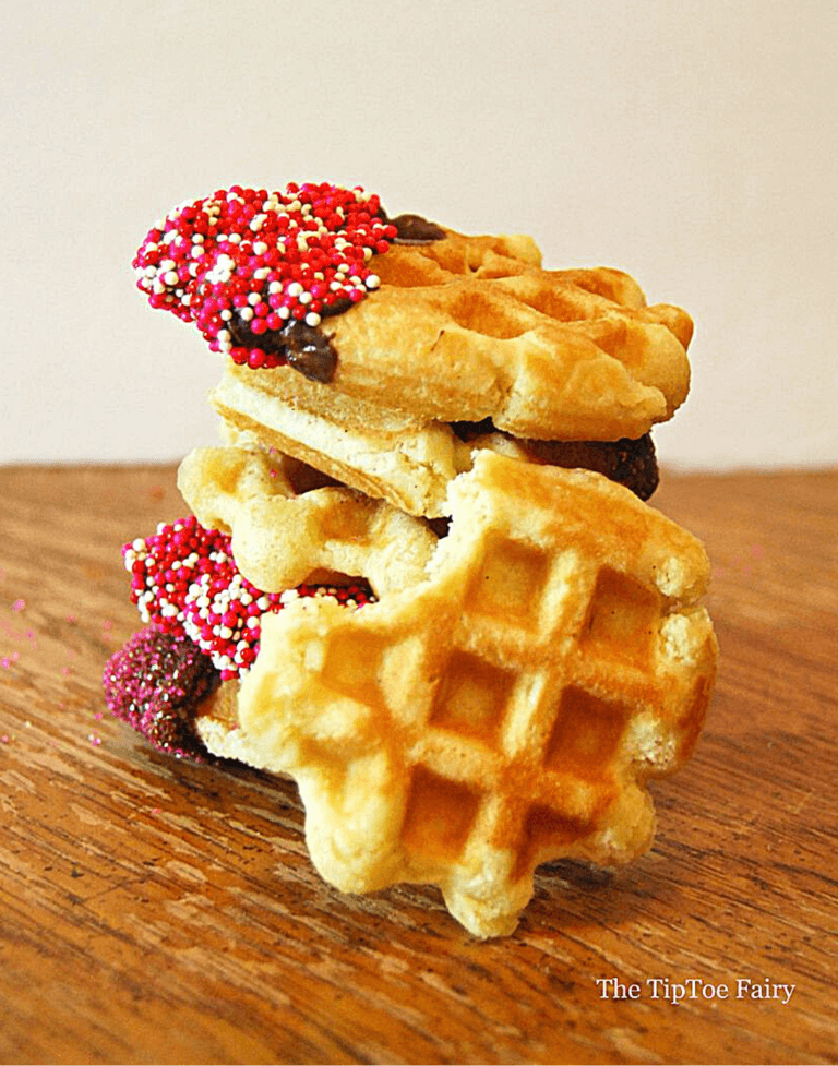 Belgian Waffle Cookies | The TipToe Fairy