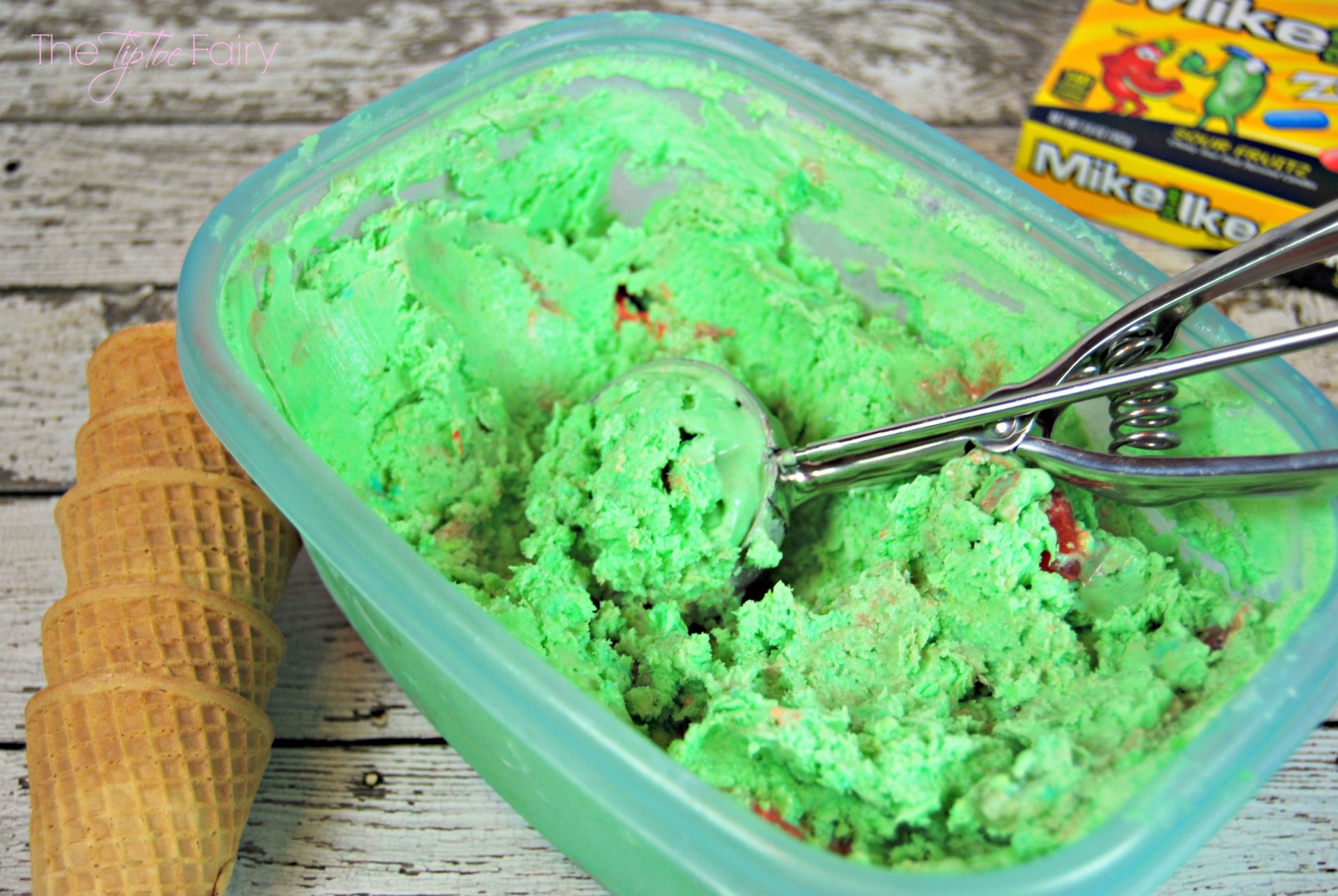Green Apple Ice Cream | The TipToe Fairy