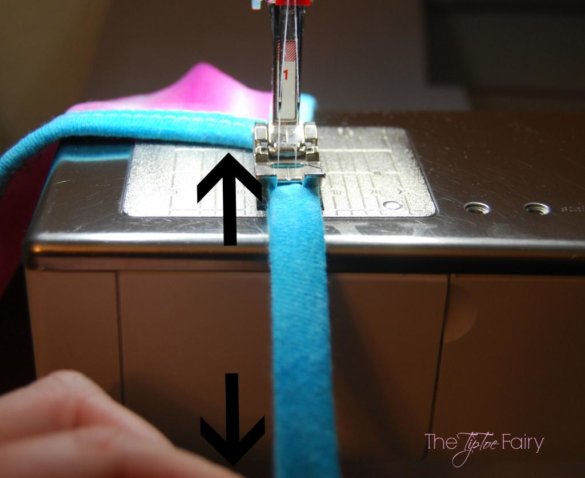 Sewing Tutorial for Knit Binding | The TipToe Fairy