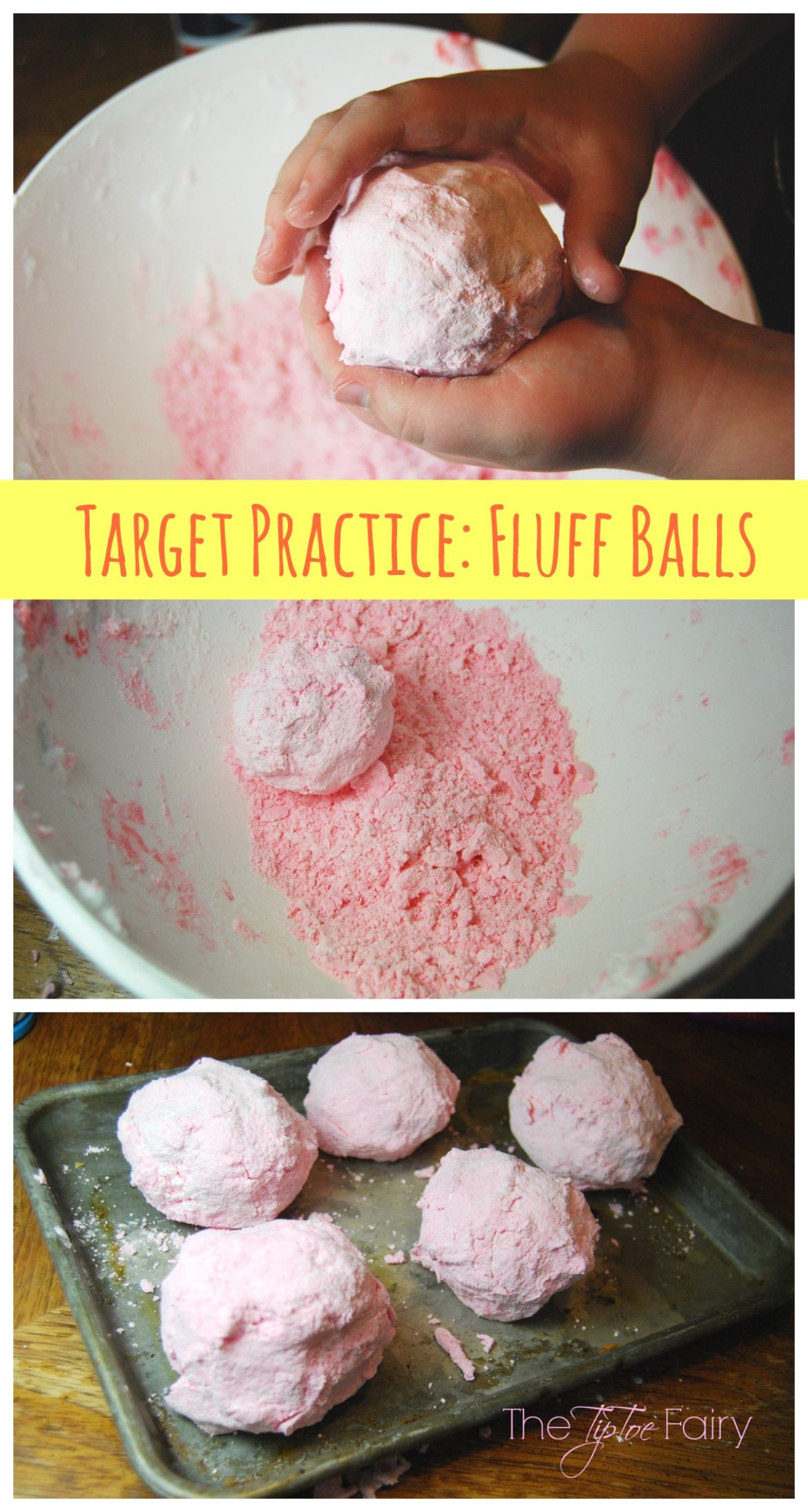 DIY Fluff Balls for Target Practice | The TipToe Fairy