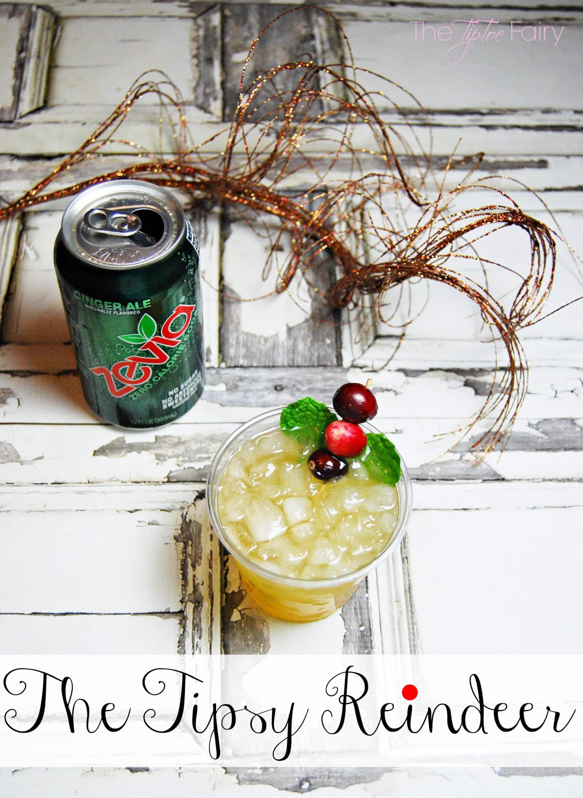 The Tipsy Reindeer Cocktail Christmas Drink | The TipToe Fairy