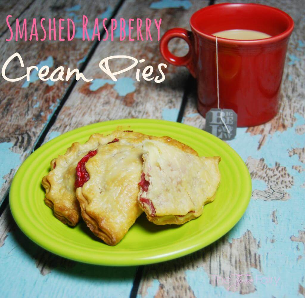 No Sugar Smashed Berry Cream Cheese Hand Pies | The TipToe Fairy