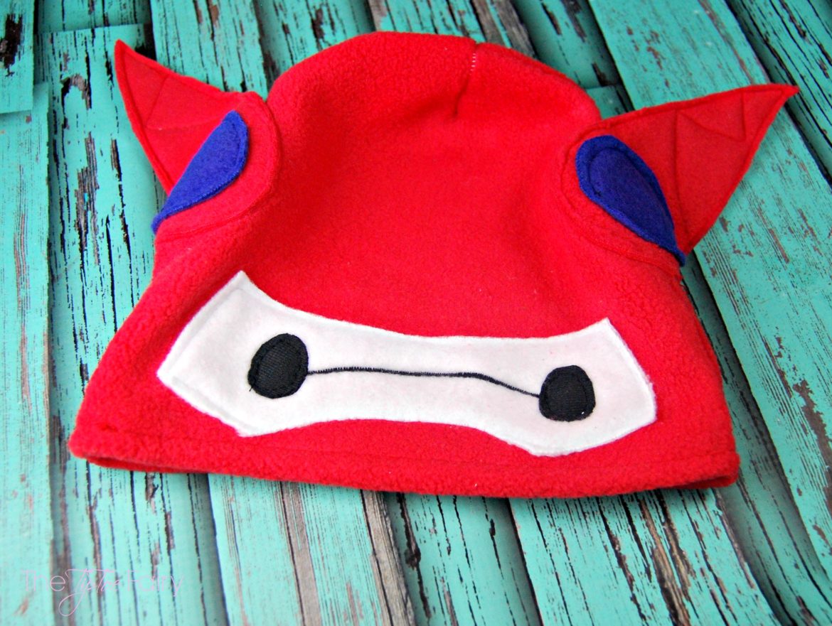 Baymax Fleece Hat Tutorial from Big Hero 6 | The TipToe Fairy