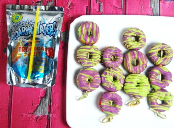 Rainbow Tie Dye Mini Donuts | The TipToe Fairy