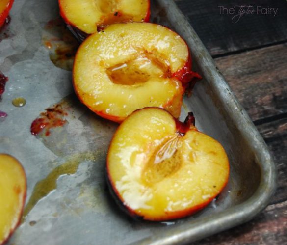 How to make Grilled Plums | The TipToe Fairy