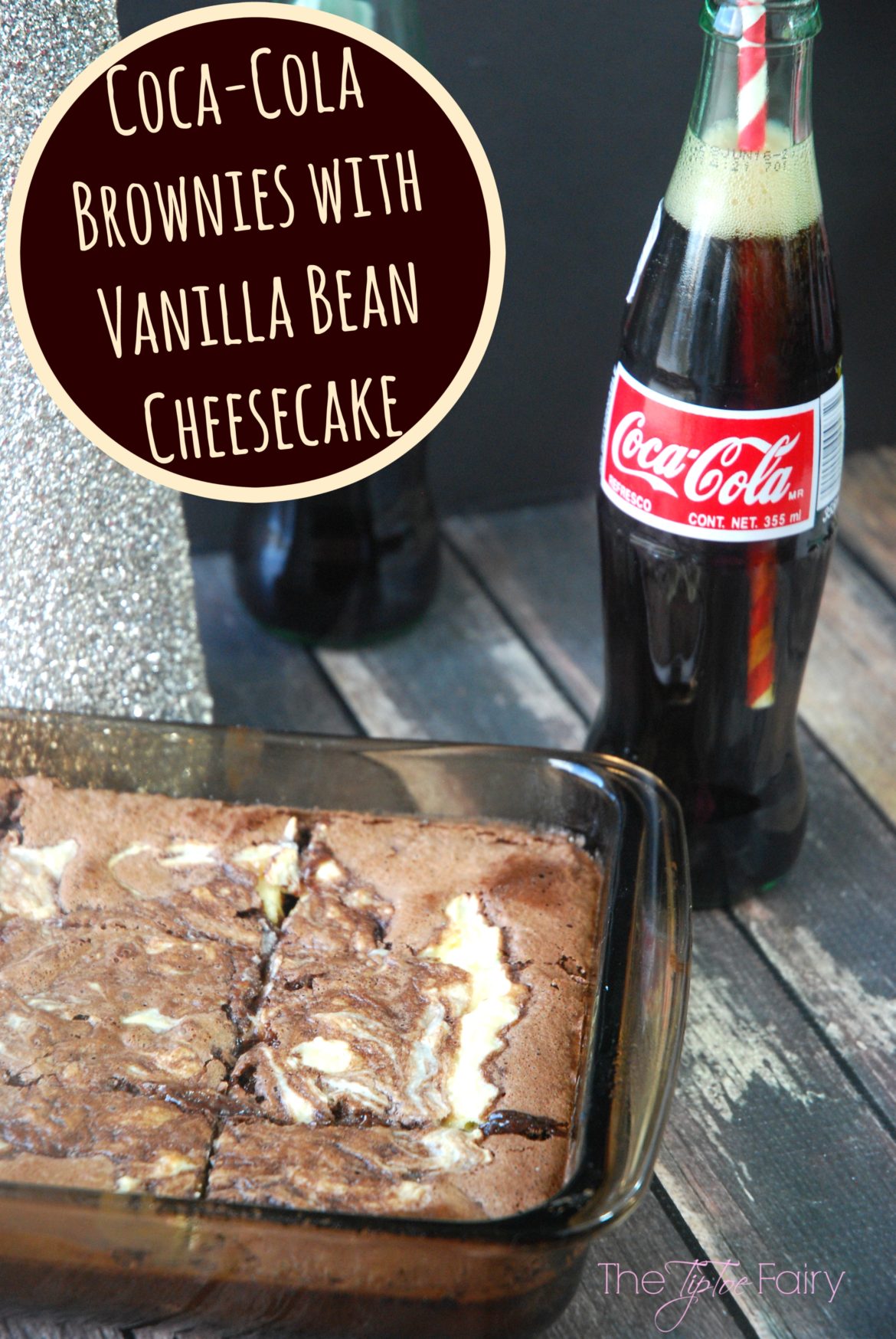 Coca-Cola Brownies with Vanilla Bean Cheesecake | The TipToe Fairy