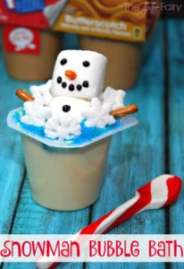 Snowman Bubble Bath | The TipToe Fairy