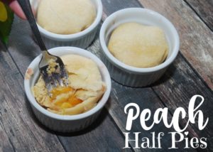 Peach Half Pie | The TipToe Fairy