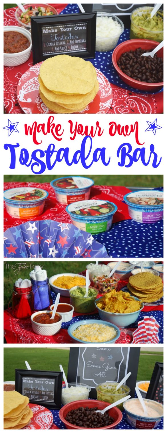 Make Your Own Tostada Bar {FREE Printables} | The TipToe Fairy