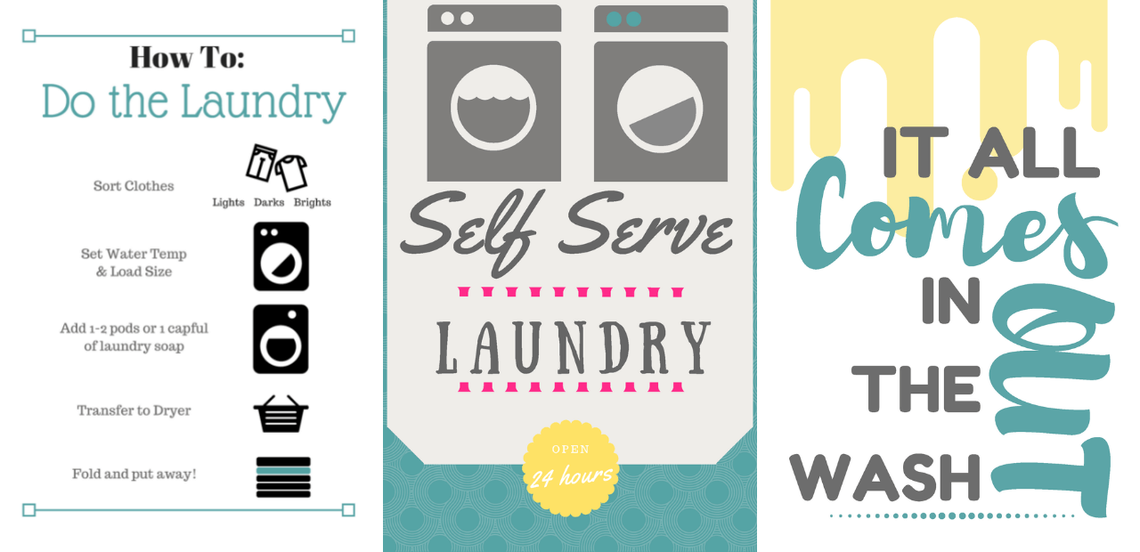 Teaching Kids to do Laundry {Free Printables} | The TipToe Fairy