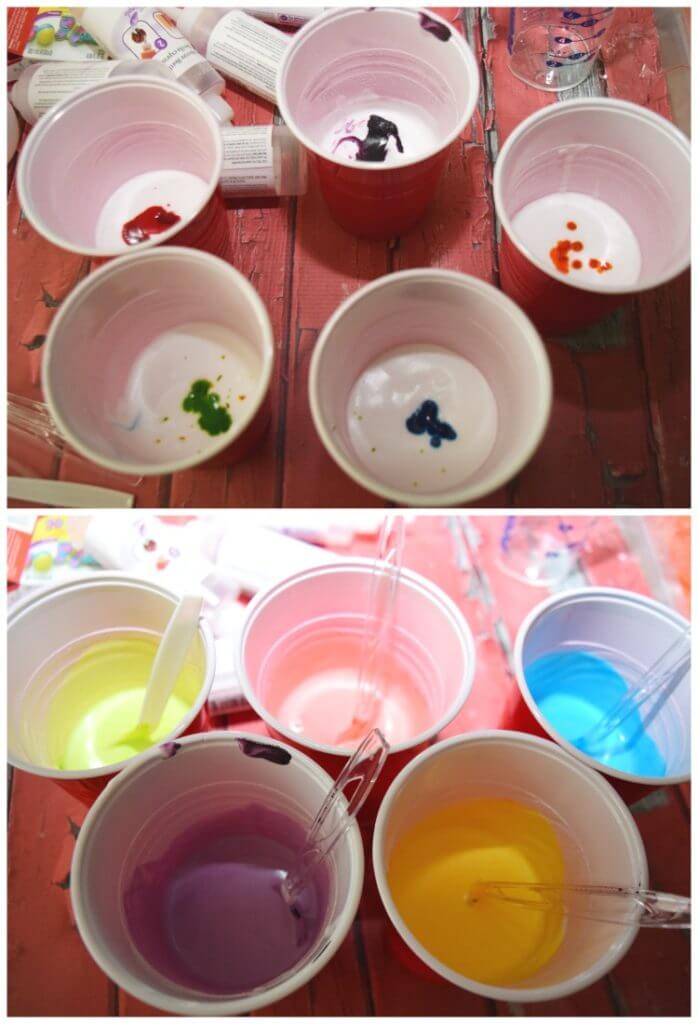 DIY Sidewalk Fizzy Foam Paint | The TipToe Fairy