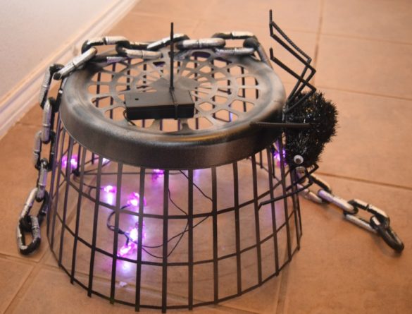 DIY Dollar Store Halloween Bird Cage | The TipToe Fairy