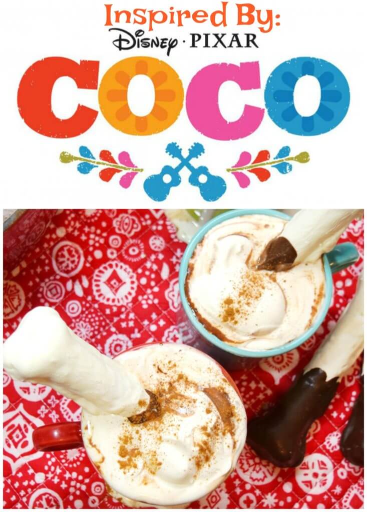 COCO inspired Creamy Mexican Hot Chocolate & Bone Dippers | The TipToe ...
