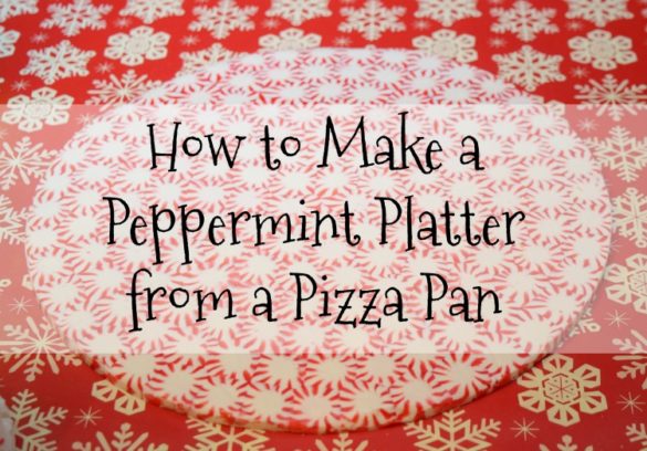 How to Make a Large Peppermint Platter | The TipToe Fairy