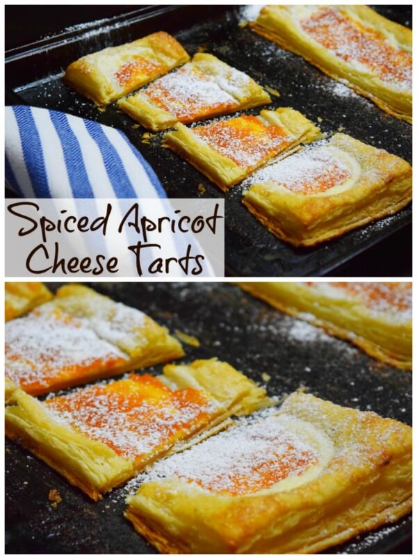 Spiced Apricot Cheese Tarts | The TipToe Fairy
