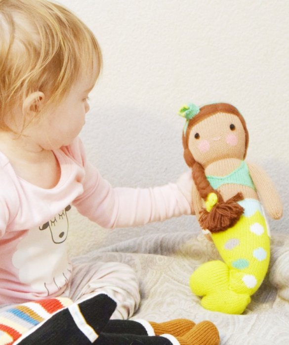 Cuddle + Kind Hand Knit Dolls to Help Feed Children | The TipToe Fairy