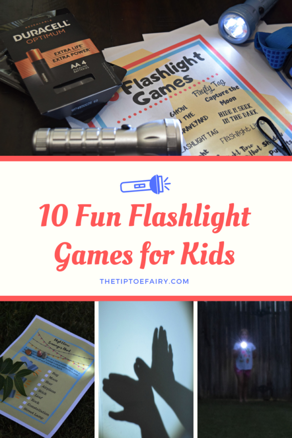 10 Fun Flashlight Games for Kids | The TipToe Fairy