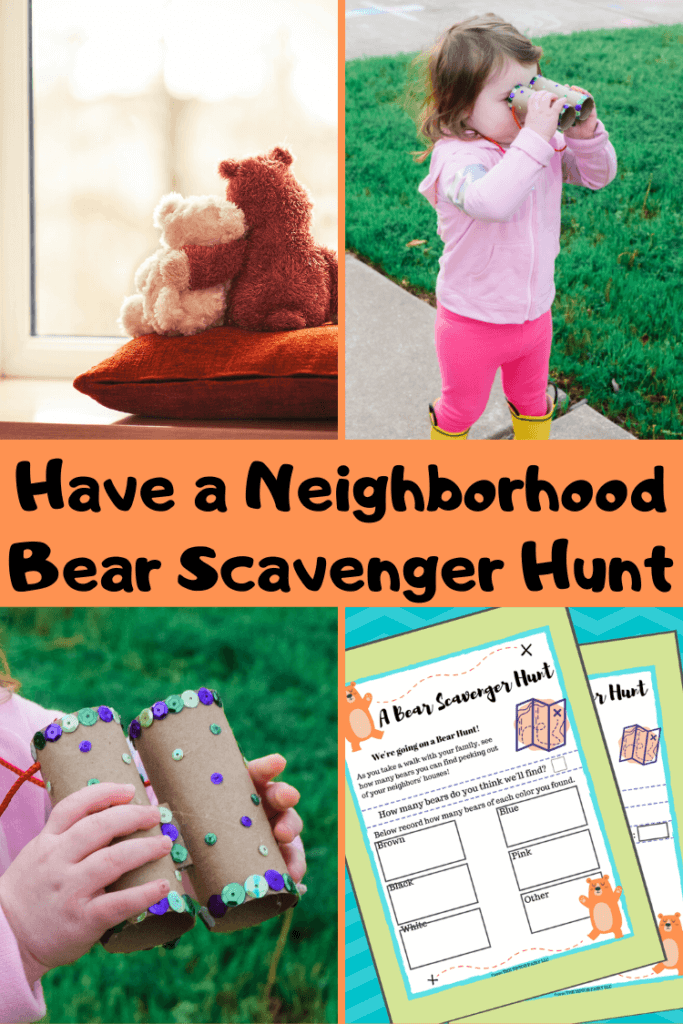 Let's Go on a Neighborhood Bear Scavenger Hunt | The TipToe Fairy