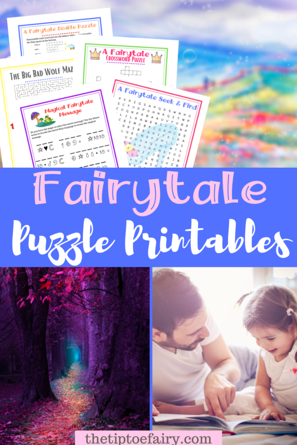 Free Kids Printable Fairytale Puzzle Pack | The TipToe Fairy