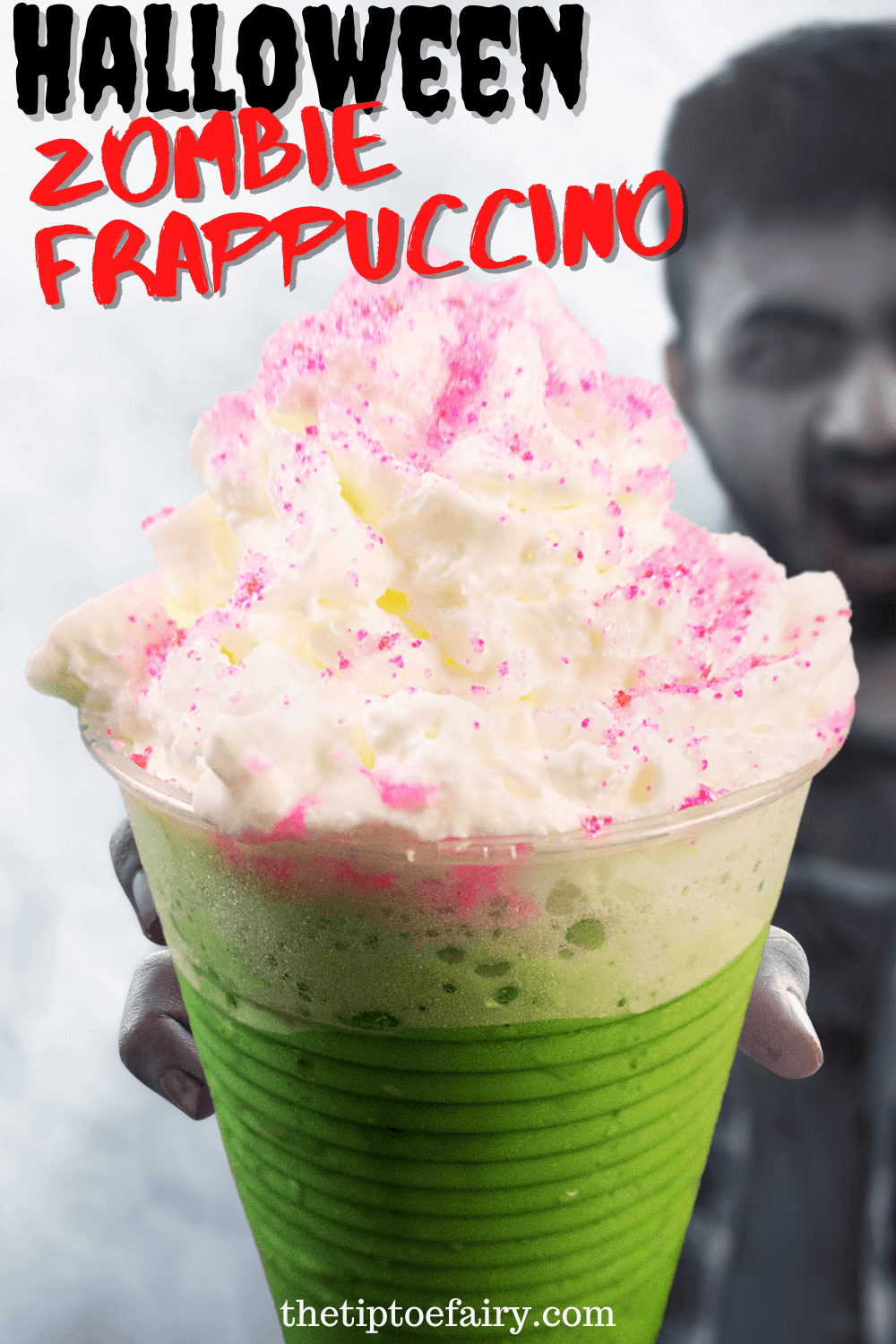 How to make a Zombie Frappuccino Drink for Halloween | The TipToe Fairy