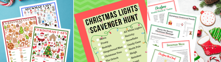Free Kids Printable Roll a Christmas Tree Game | The TipToe Fairy