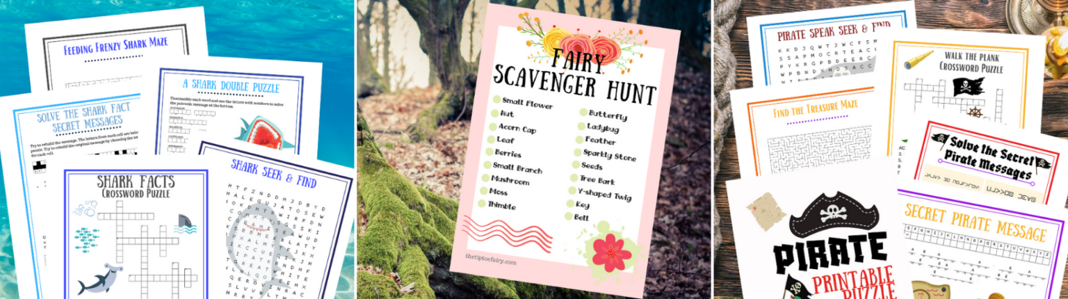 Download Free Kids Printable Summer Beach Puzzle Pack | The TipToe Fairy