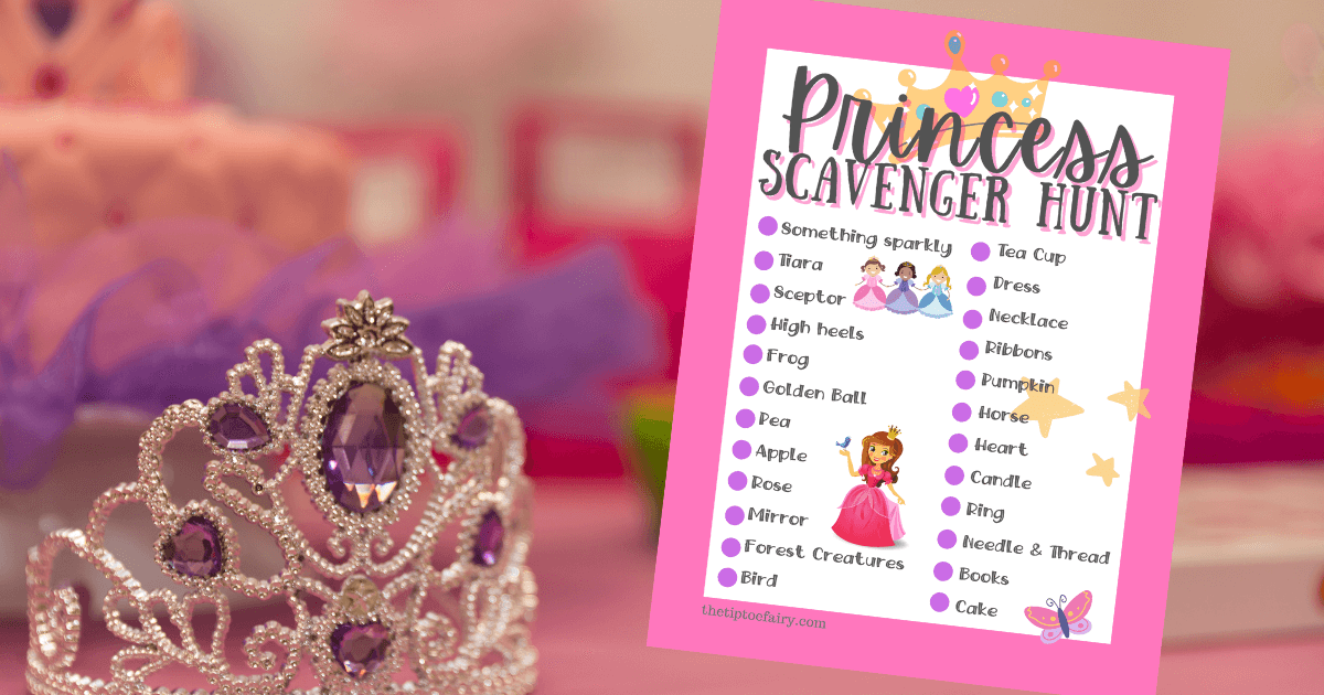 Let's Have a Royal Princess Scavenger Hunt | The TipToe Fairy