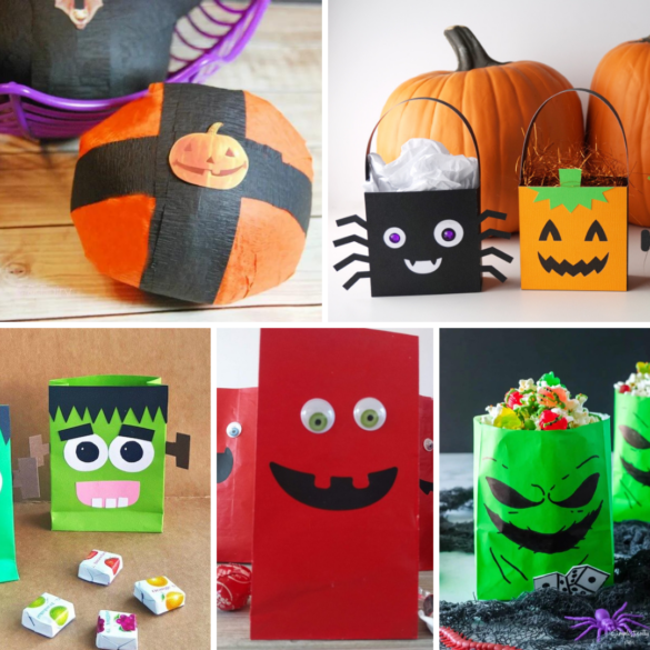 35 Halloween Treat Bag Toppers and Goody Bag Ideas | The TipToe Fairy