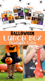 Free Printable Halloween Lunch Box Notes for Kids | The TipToe Fairy