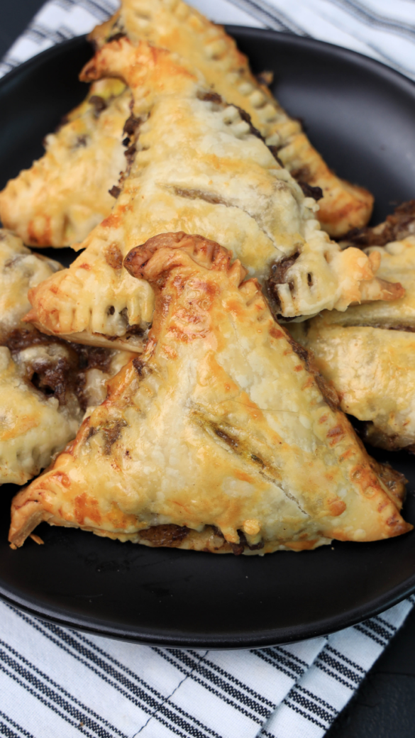 How to make Halloween Witch Hat Savory Meat Pies | The TipToe Fairy