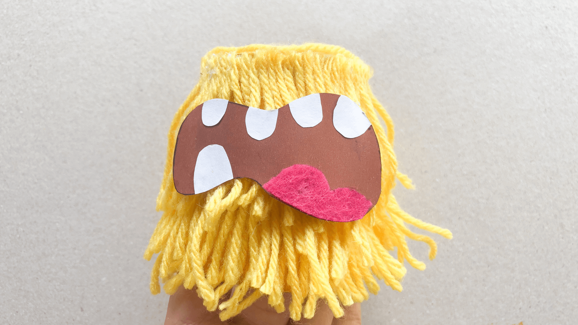 Let's Make a Yarn Monster | The TipToe Fairy