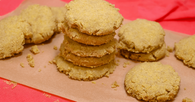 How to make Crispy Brown Butter Jiffy Cornbread Cookies | The TipToe Fairy
