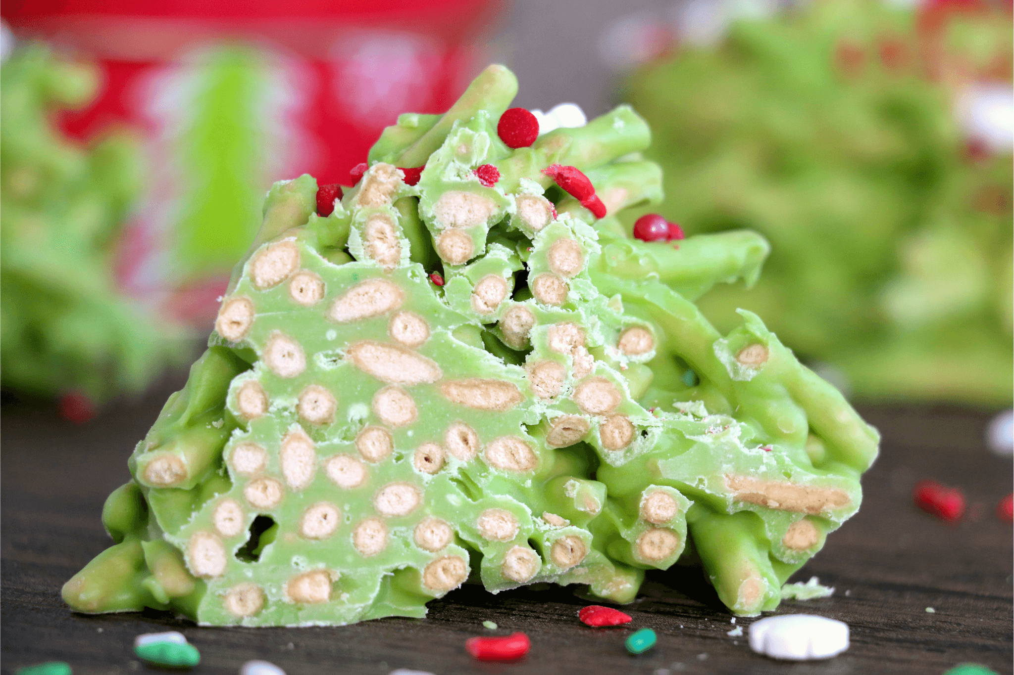How to make No Bake Christmas Haystacks Cookies | The TipToe Fairy