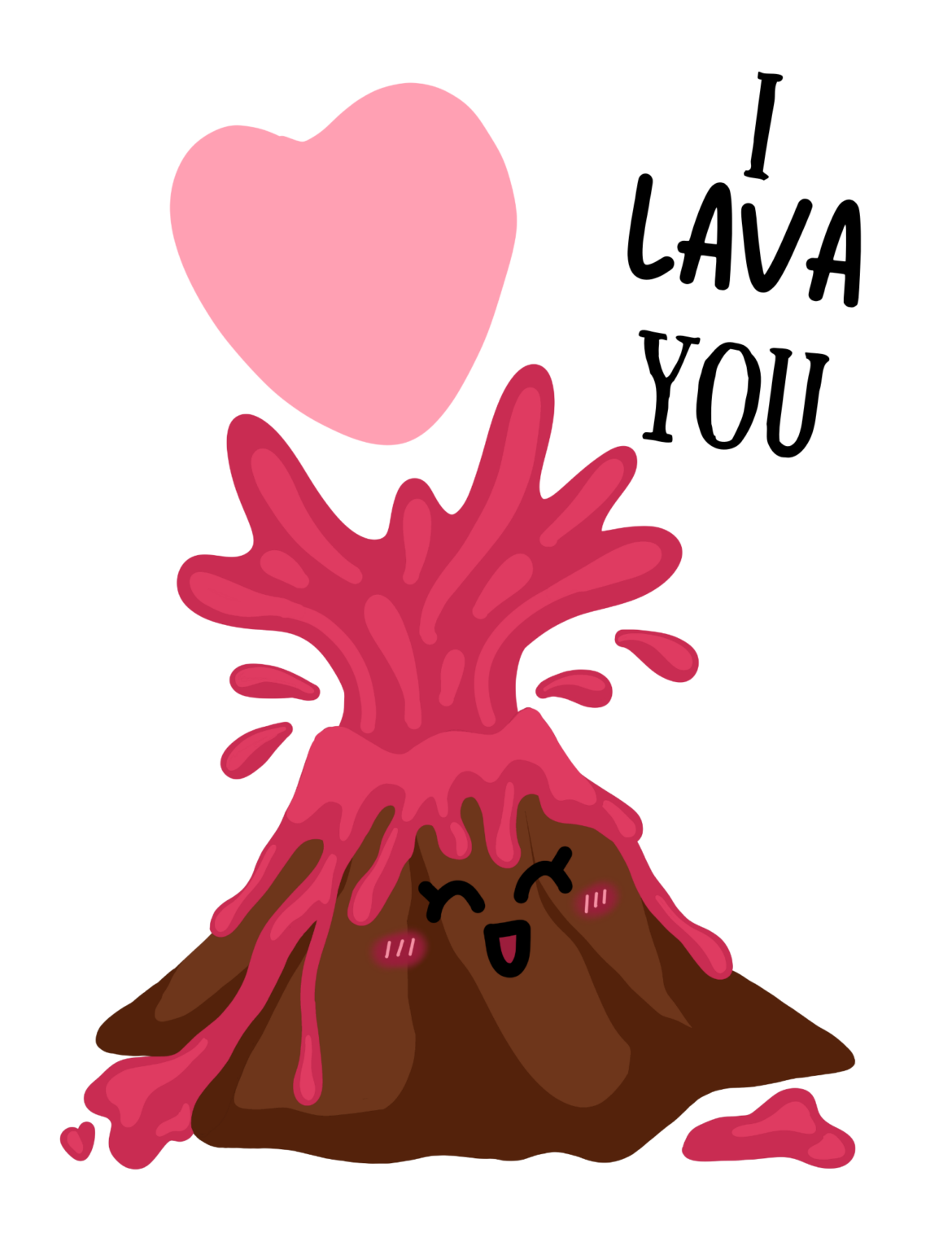I Lava You Free Printable Kids Valentines | The TipToe Fairy