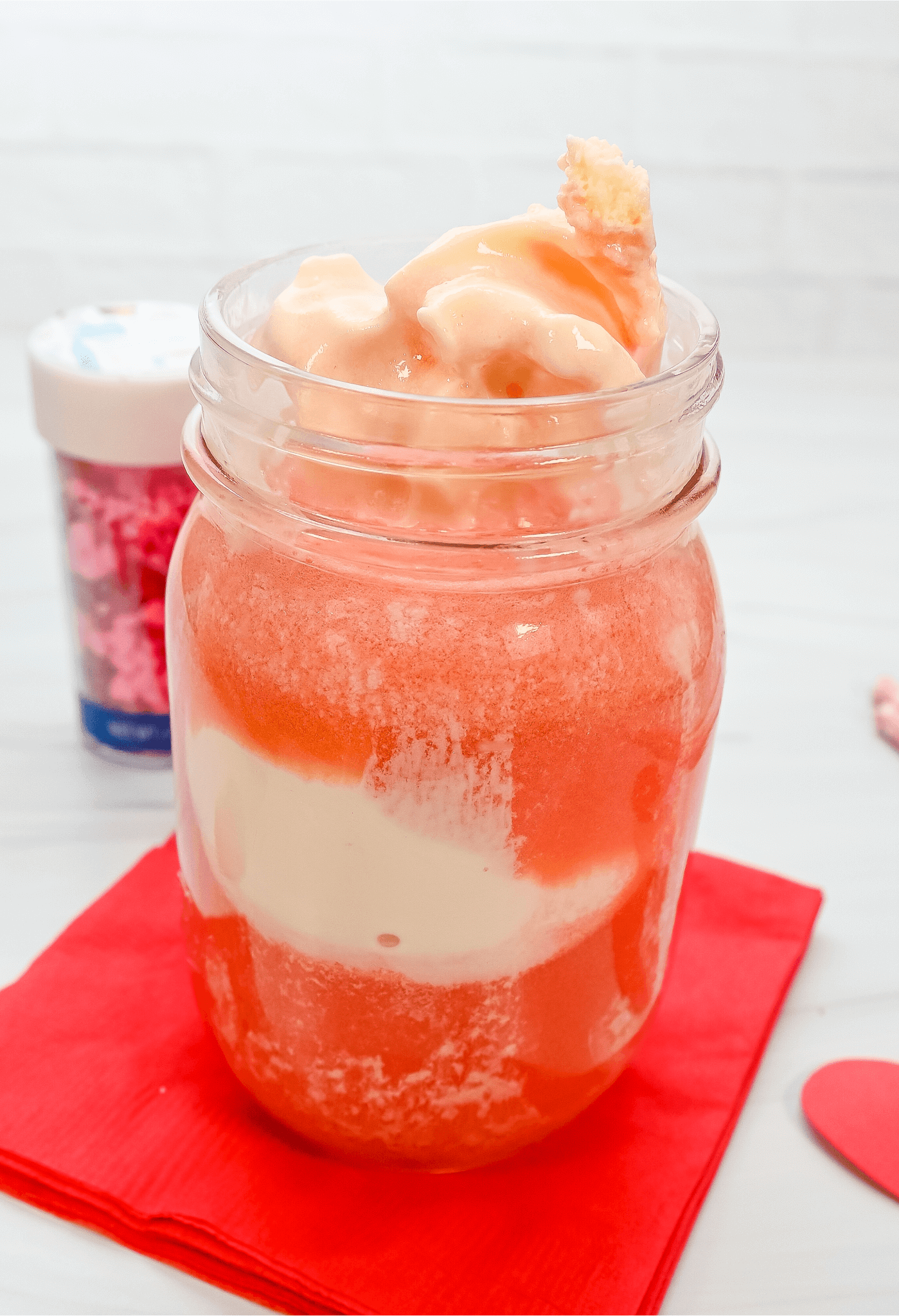 Valentine's Day Hawaiian Punch Pink Float | The TipToe Fairy