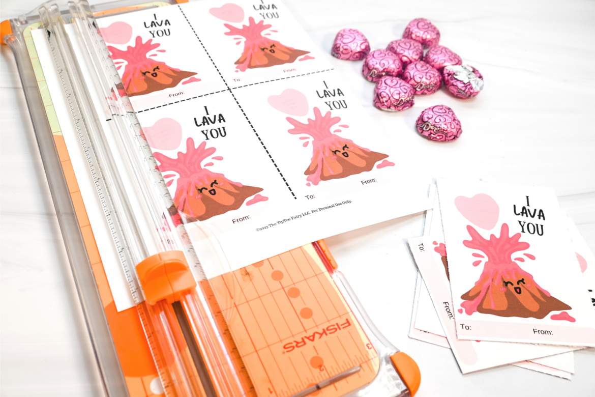 I Lava You Free Printable Kids Valentines | The TipToe Fairy