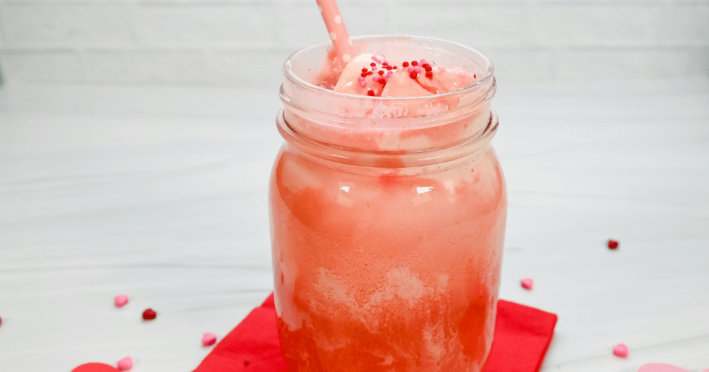 Valentine's Day Hawaiian Punch Pink Float | The TipToe Fairy