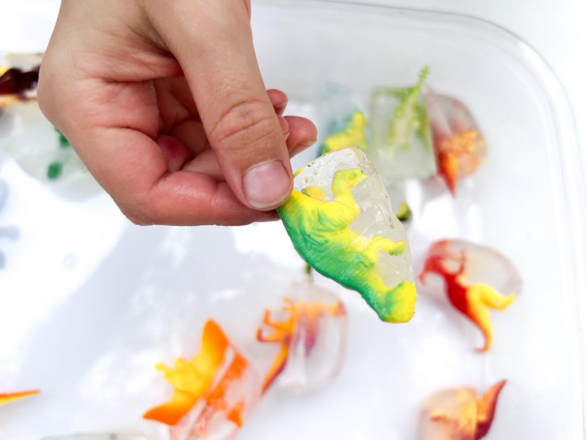 Make Your Own Dinosaur Ice Rescue - Ice Sensory Play for Kids | The ...