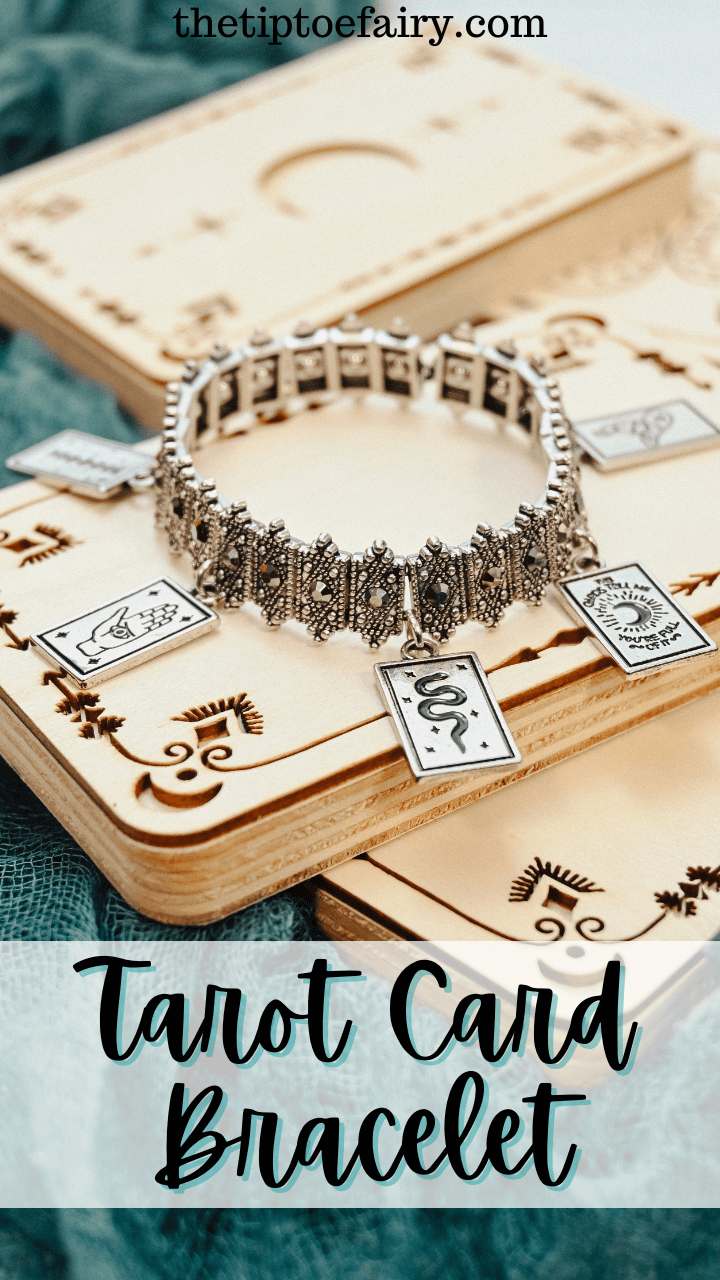 How to make a Tarot Card Charm Stretch Bracelet | The TipToe Fairy