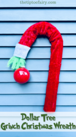 Let's Make a Grinch Christmas Wreath | The TipToe Fairy