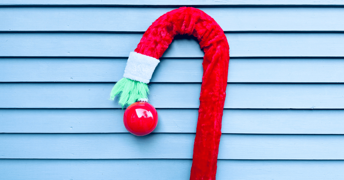 Let's Make a Grinch Christmas Wreath | The TipToe Fairy