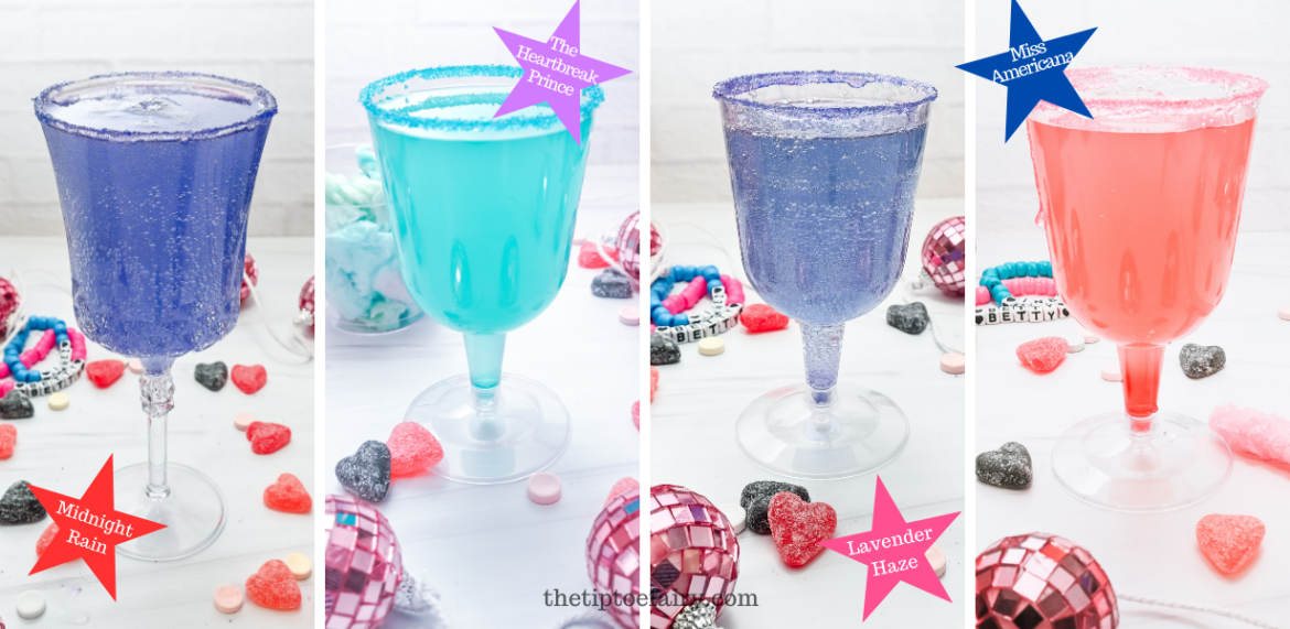 Four Drinks for a Taylor Swift Era's Tour Party | The TipToe Fairy