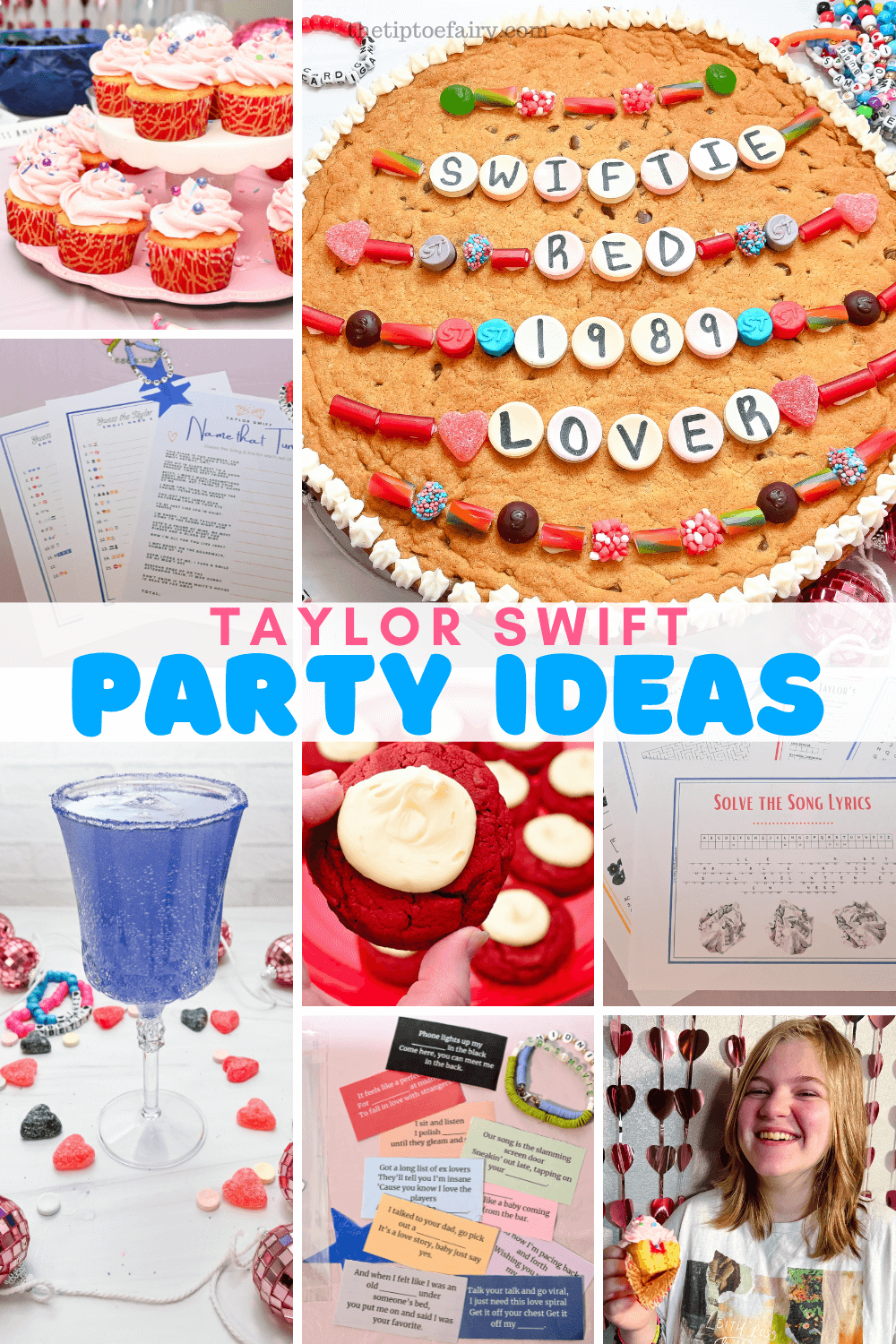 Easy Party Ideas for Taylor Swifties! | The TipToe Fairy