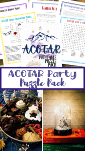 Free Printable ACOTAR Puzzle Games | The TipToe Fairy