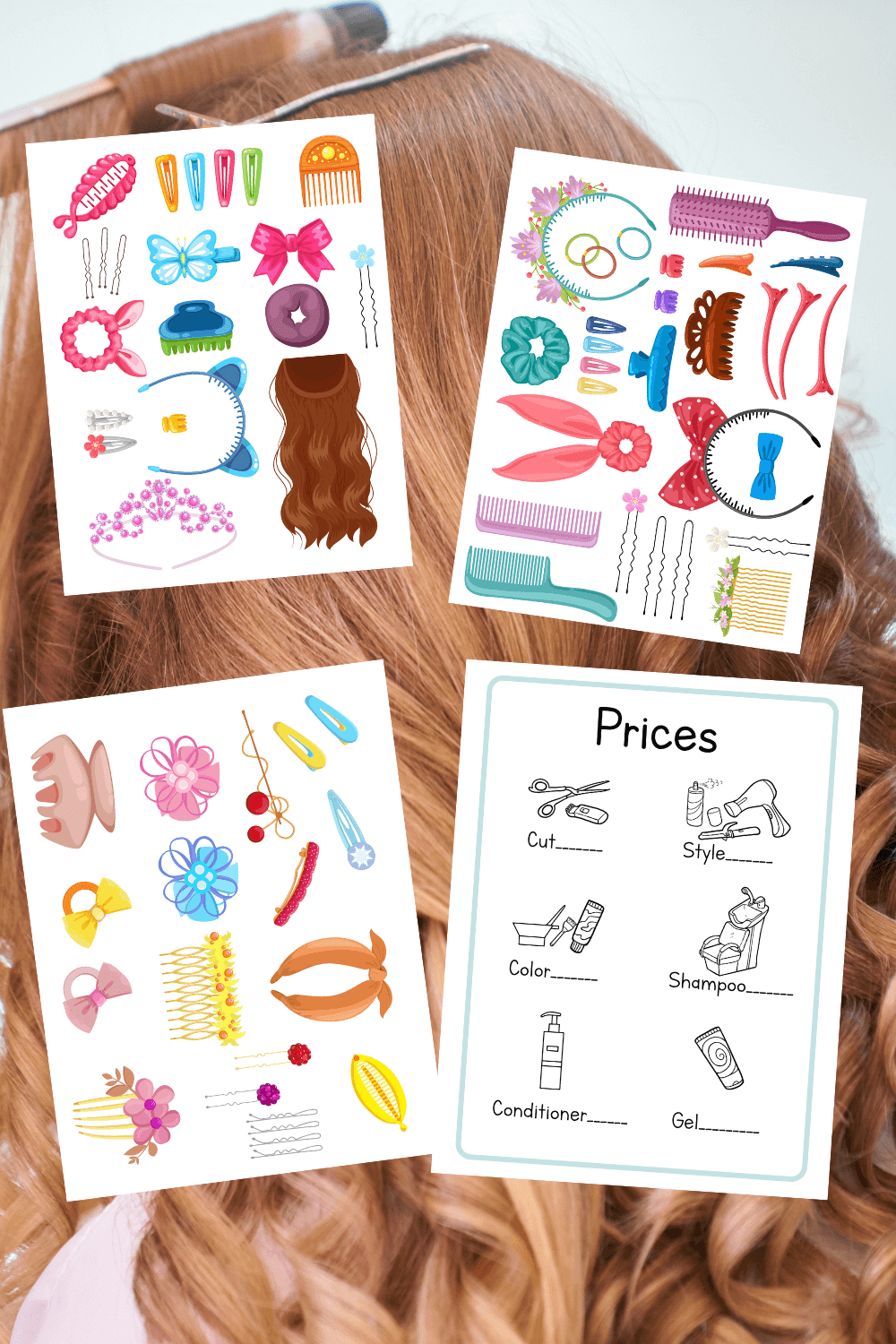 Download FREE Preschool Pretend Play Hairdresser Printable Bundle for ...