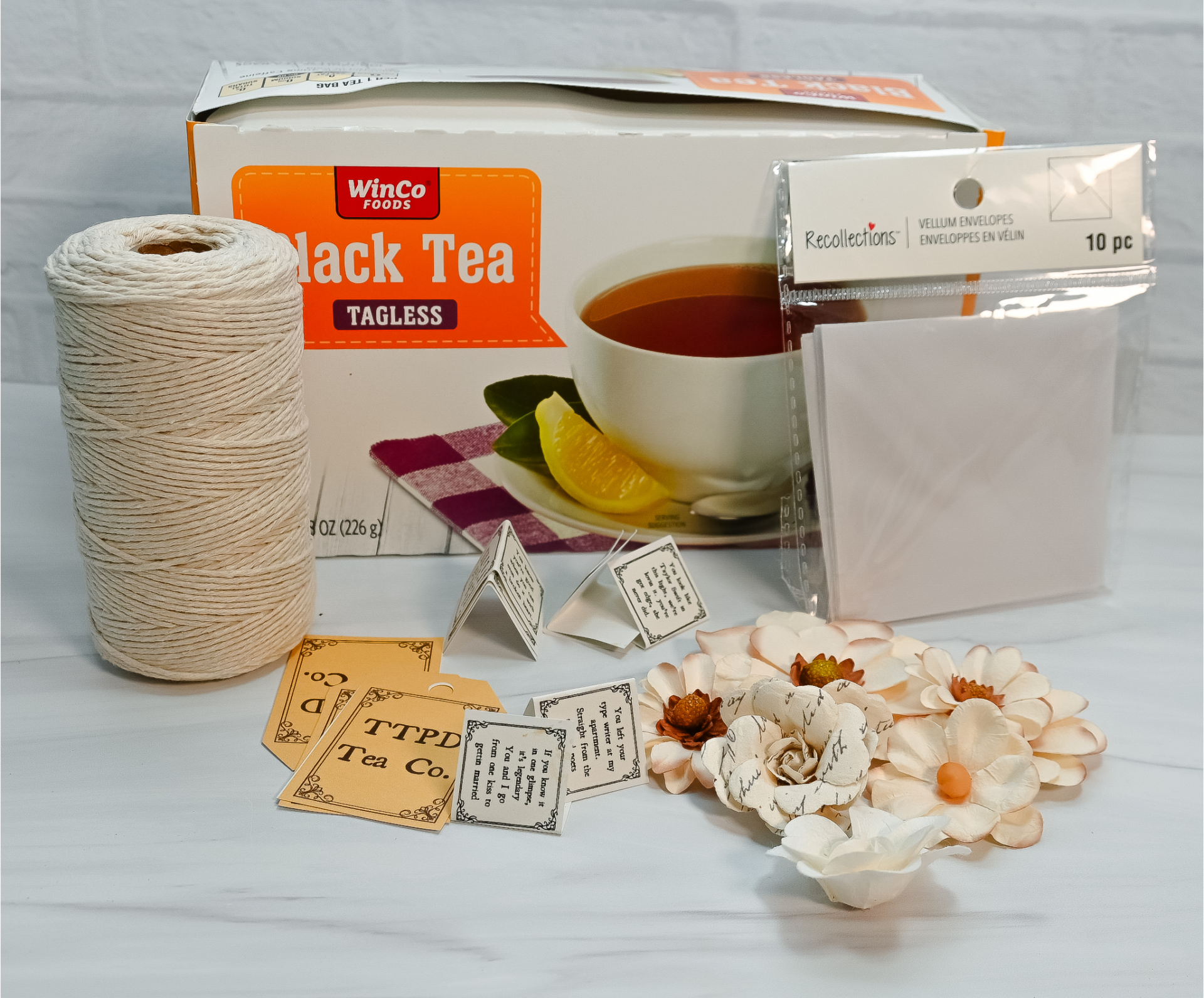 TTPD Lyrical Tea Bag Party Favors | The TipToe Fairy