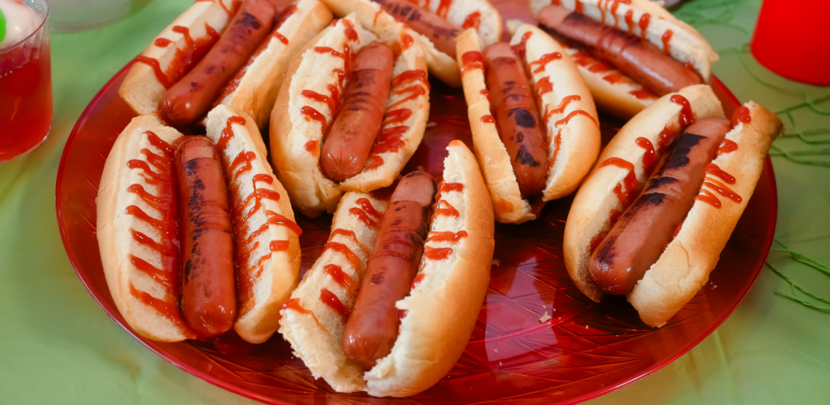 How to make Summerween Bloody Finger Hot Dogs | The TipToe Fairy