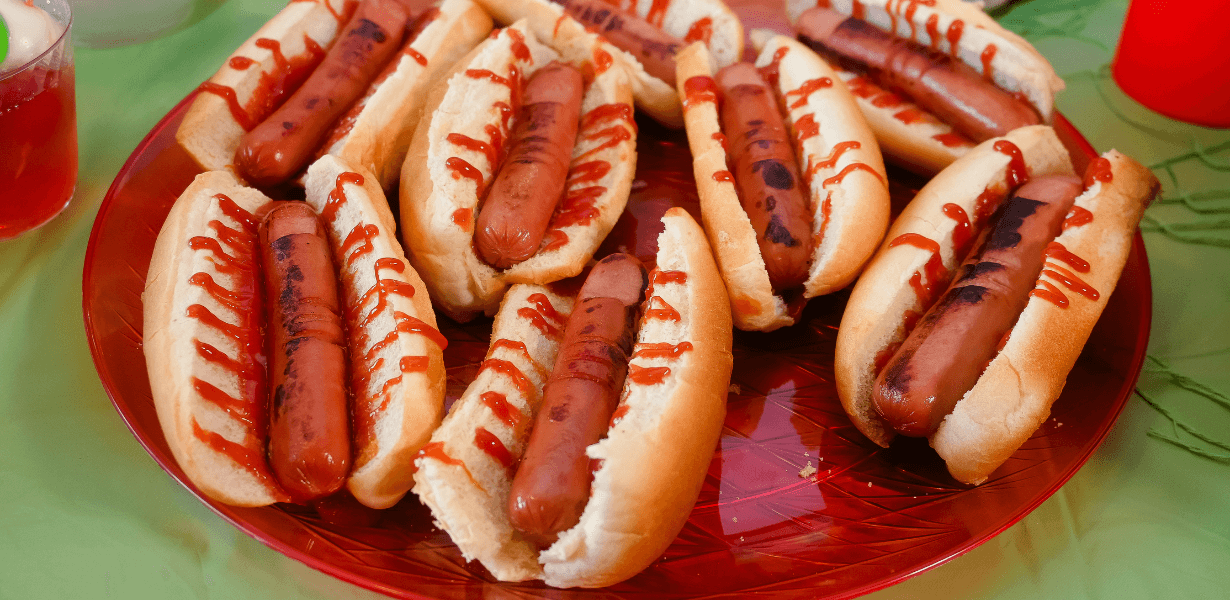 How to make Summerween Bloody Finger Hot Dogs | The TipToe Fairy