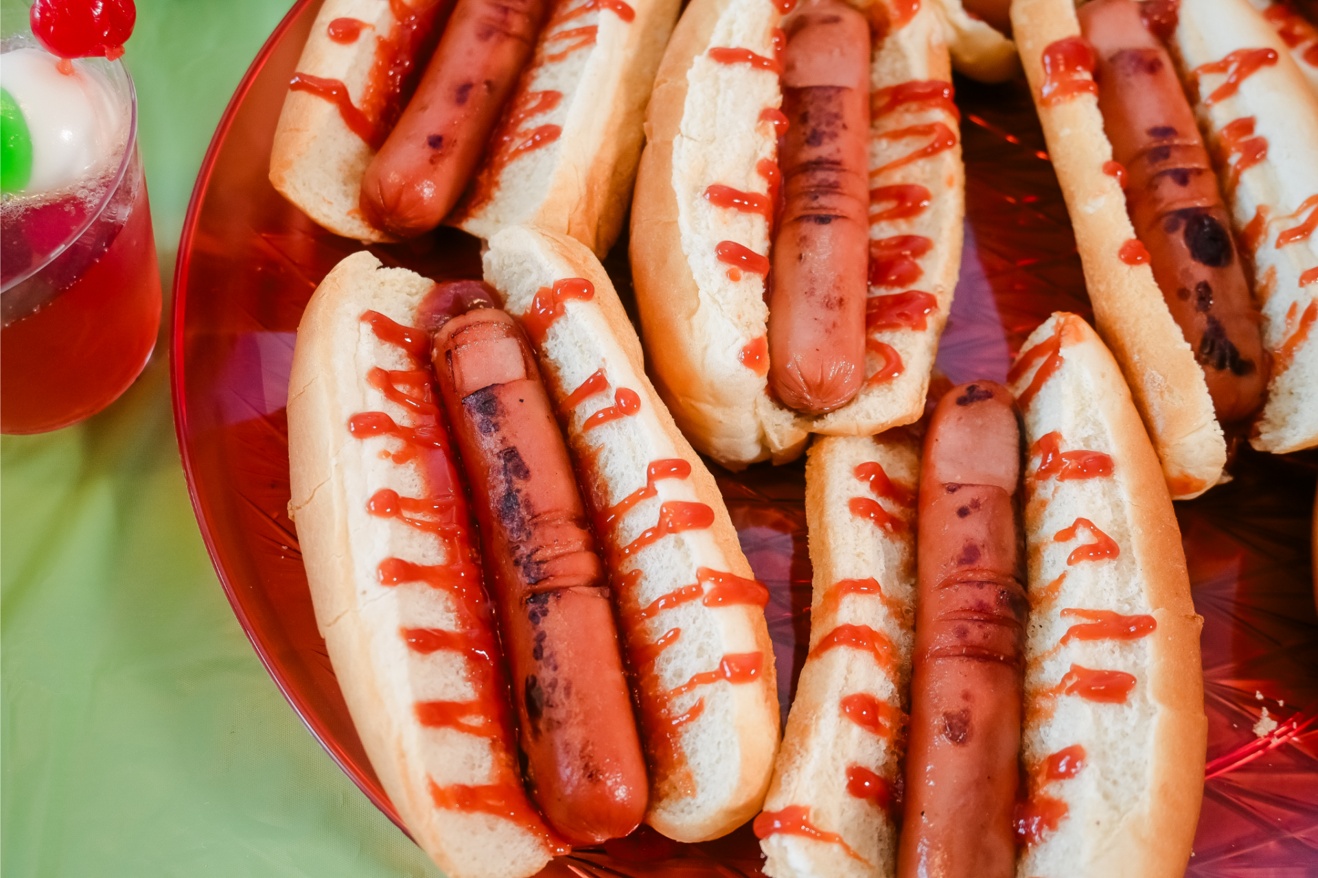 How to make Summerween Bloody Finger Hot Dogs | The TipToe Fairy